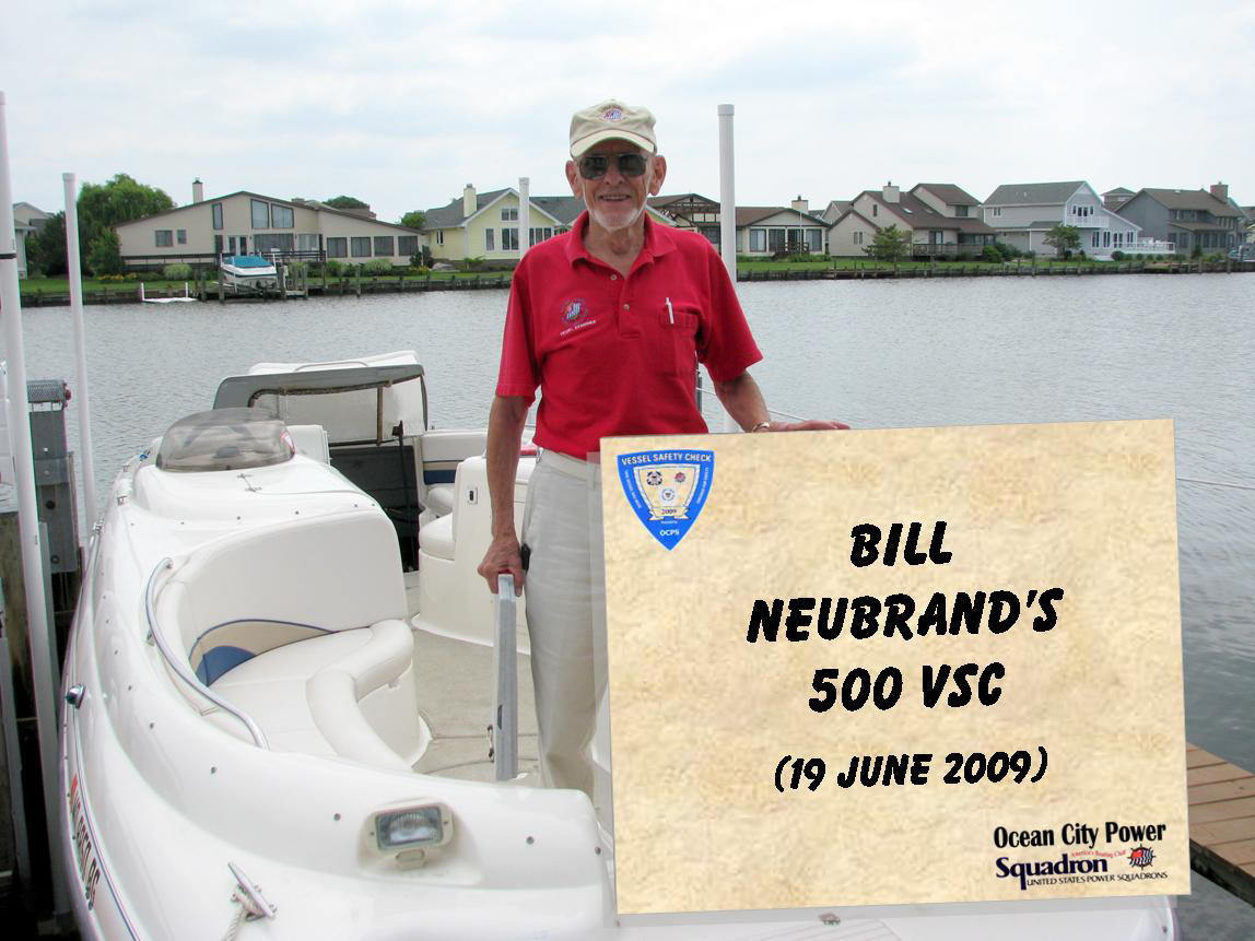 Bill’s 500th VSC – Ocean City Power Squadron